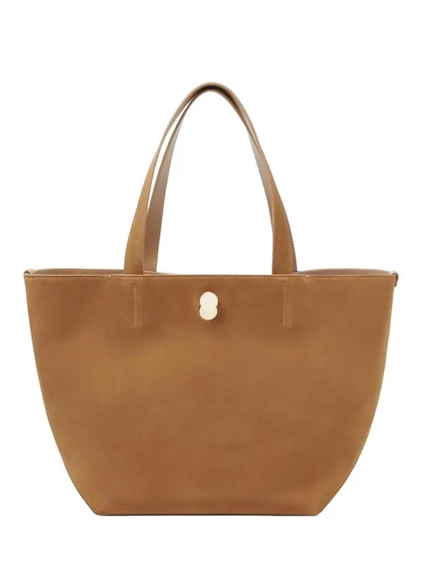 Fabiana Filippi Eclissi Suede Bag - Natural