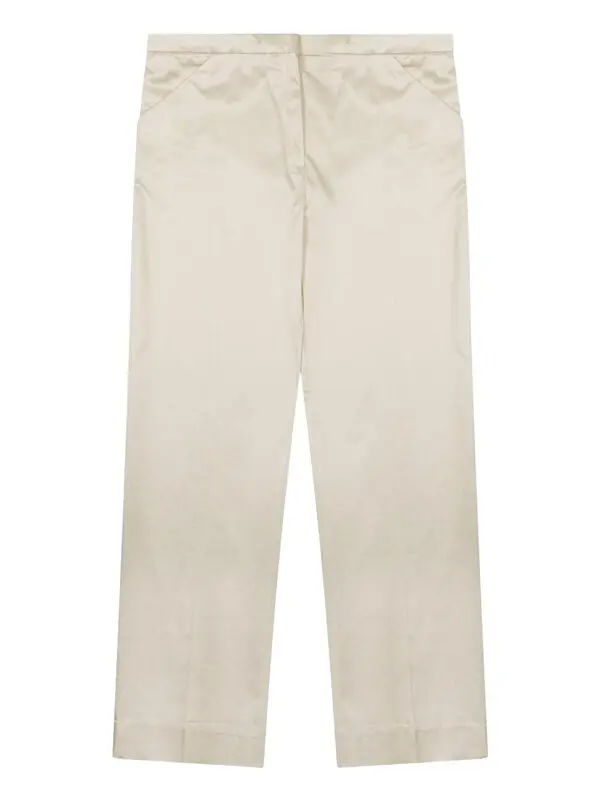 TOTEME Cropped Straight Pants - Multicolor