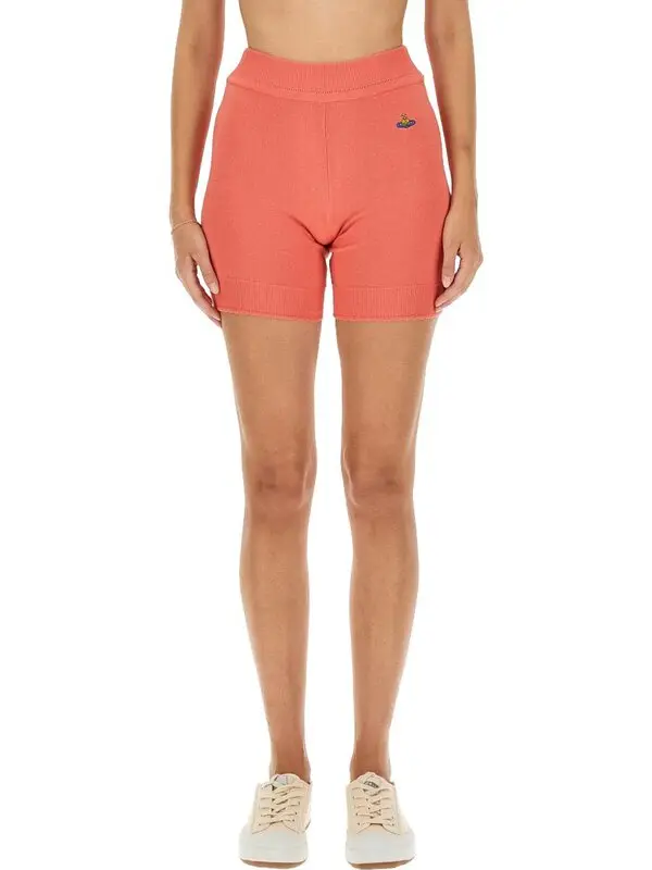 VIVIENNE WESTWOOD Short Bea Cotton Shorts - Pink