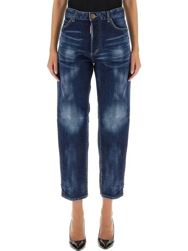 Dsquared2 Cropped Jeans - Blue