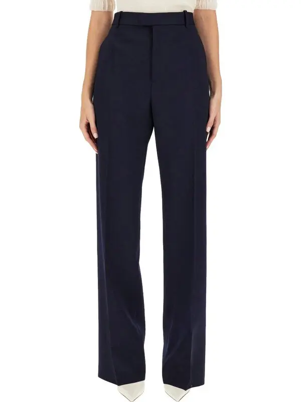 Bottega Veneta Tailored Wool Pants - Blue