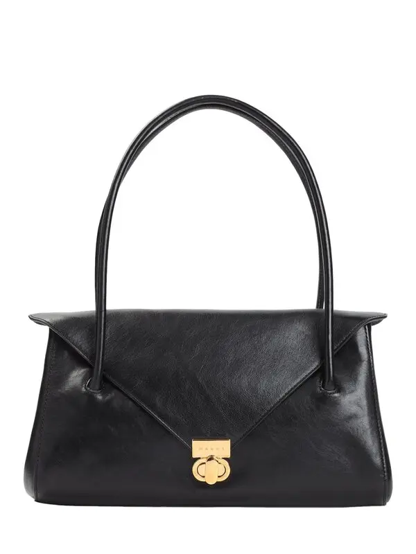 Marni East West Shoulder Bag - Black