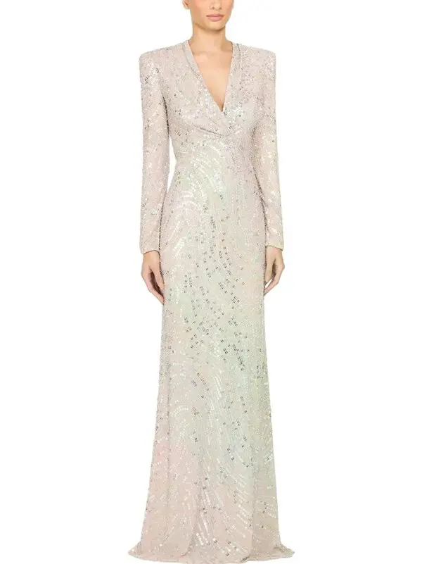 Jenny Packham Arizona Maxi Dress - Neutrals