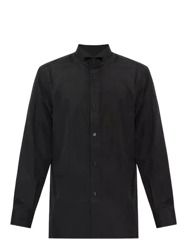 MAISON MARGIELA Wing-tip Collar Long-sleeve Shirt - Black