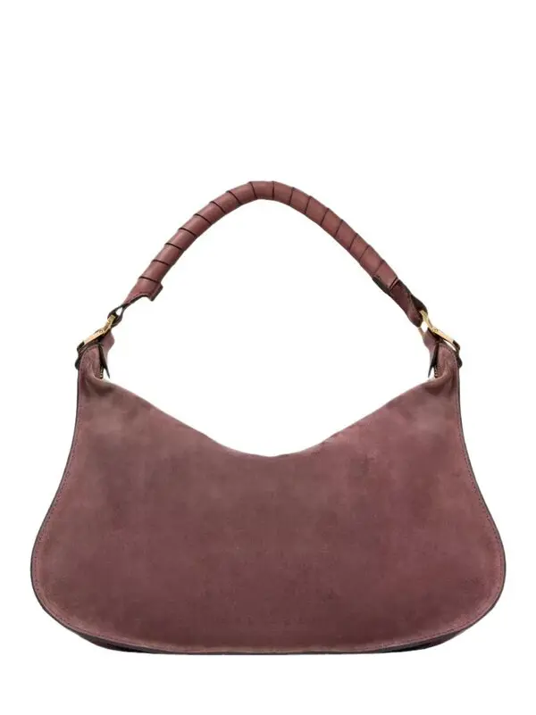 Chloé Marcie Suede Tote Bag - Brown