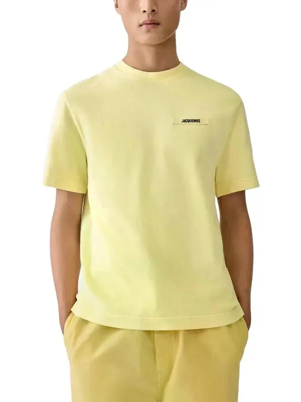 Jacquemus The Gros Grain T-shirt - Yellow