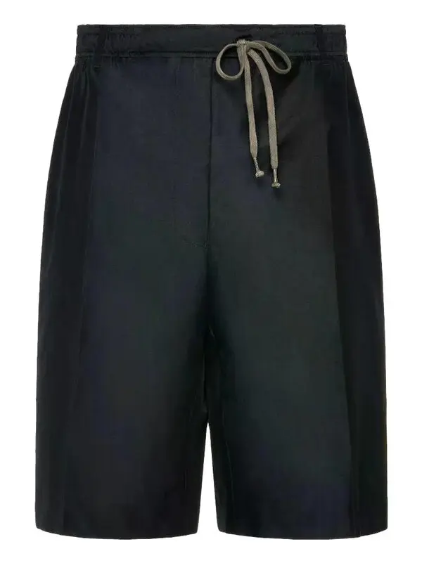 MAISON MARGIELA Cotton Drawstring Shorts - Blue