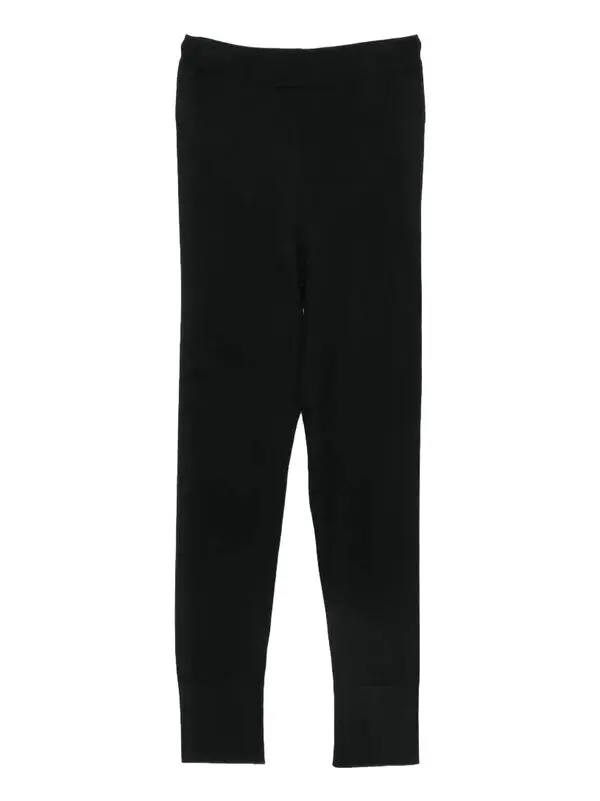 Malo Fine-knit Cashmere Leggings - Black