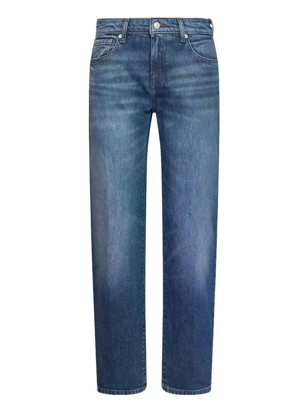 7 For All Mankind Calie Straight-leg Jeans - Blue