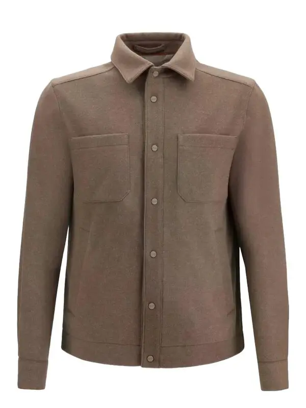 Herno Chest-pockets Press-stud Jacket - Brown