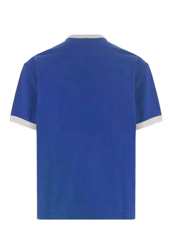 ICECREAM Logo-print Ringer T-shirt - Blue