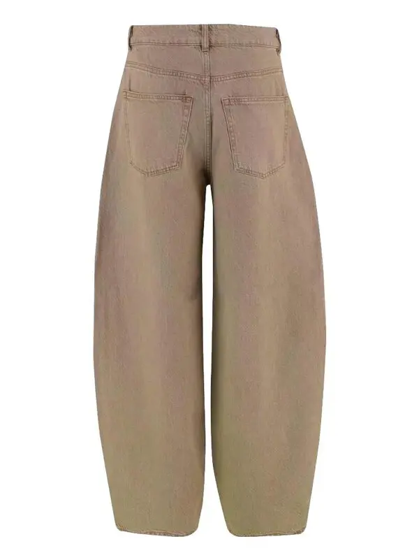 BY MALENE BIRGER Beige Cotton Wide-leg Jeans - Neutrals