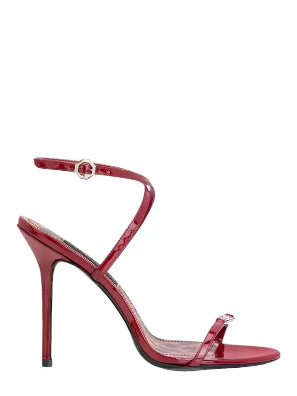 Philipp Plein Patent Leather High Heel Sandals - Red