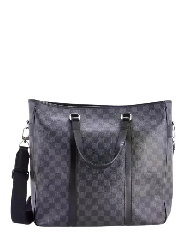 LOUIS VUITTON Tadao Damier Graphite Mm Tote Bag - Black