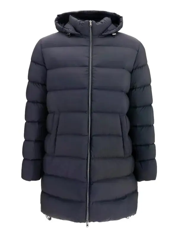 Herno Hooded Padded Jacket - Blue