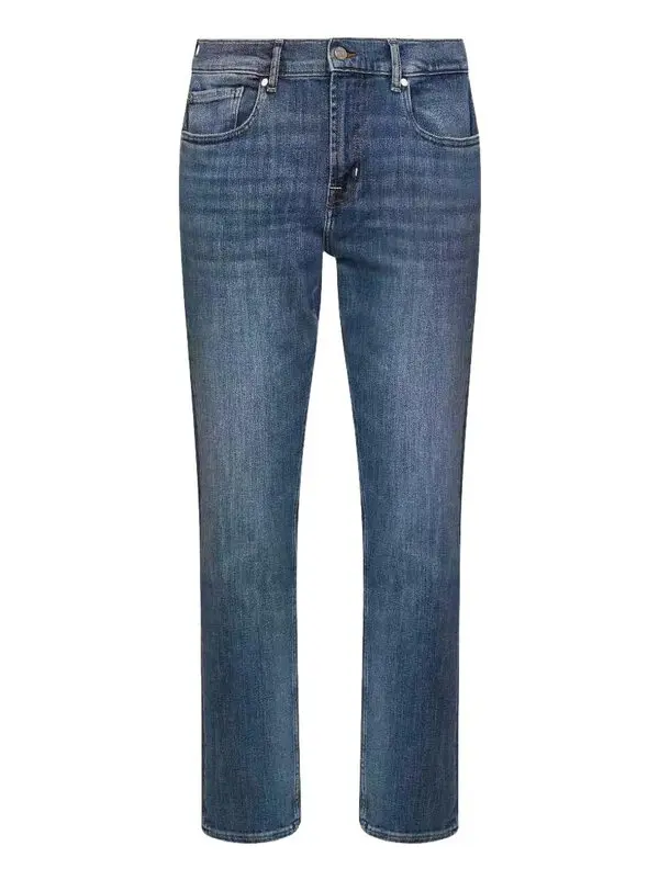 7 For All Mankind Faded Slim-fit Jeans - Blue