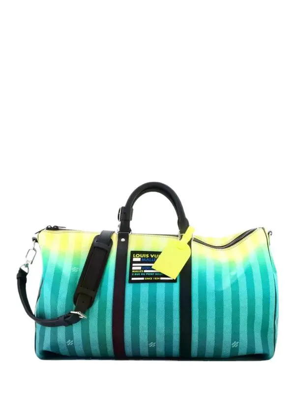 LOUIS VUITTON Keepall Bandouliere 50 Travel Bag - Black