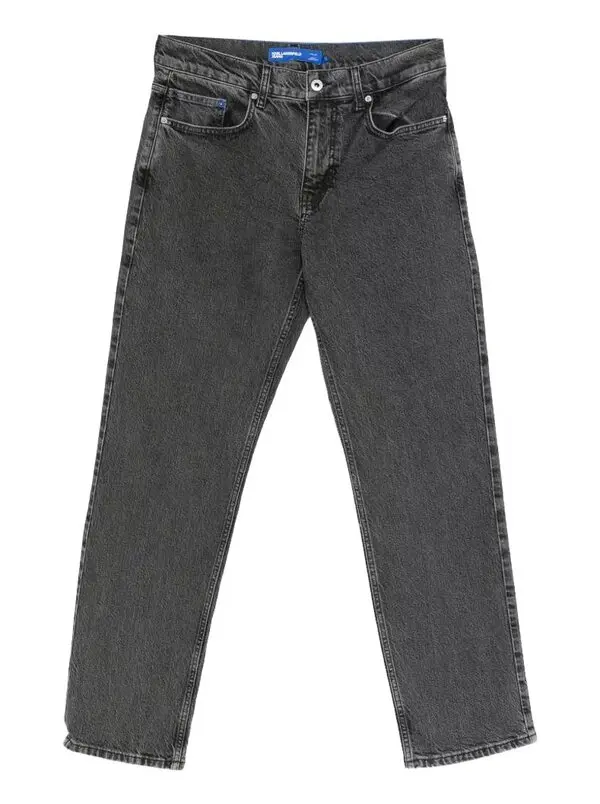 Karl Lagerfeld Buttoned Jeans - Grey