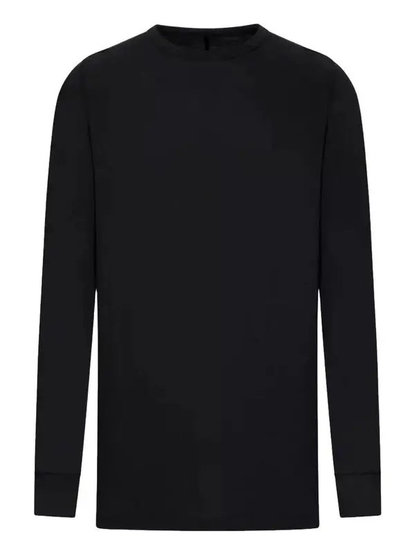Rick Owens Raw-cut Long-sleeved T-shirt - Black