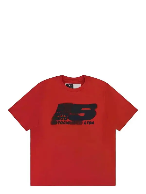 SP5DER Graphic-print T-shirt - Red