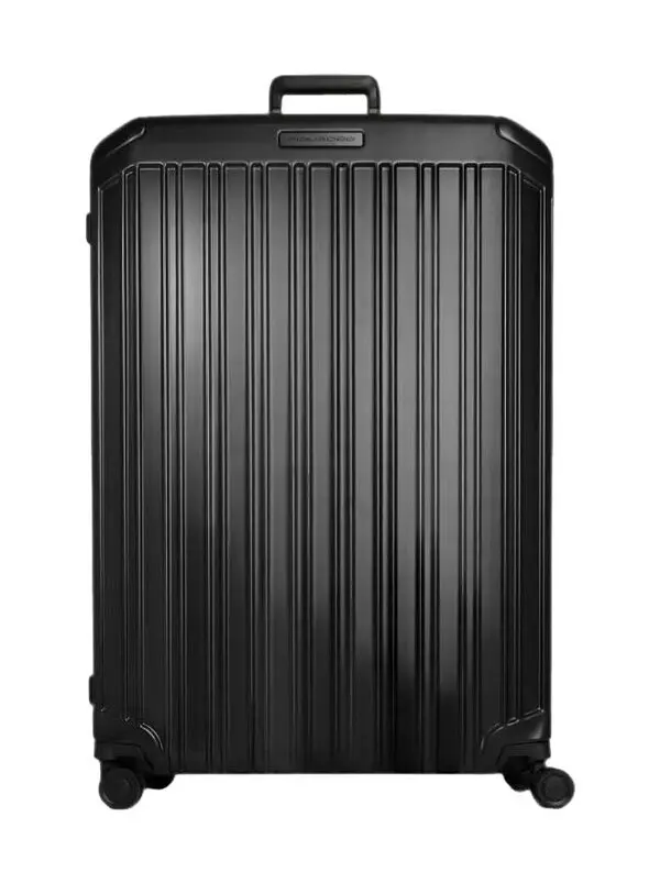 PIQUADRO Extra Large Four-wheel Suitcase - Black