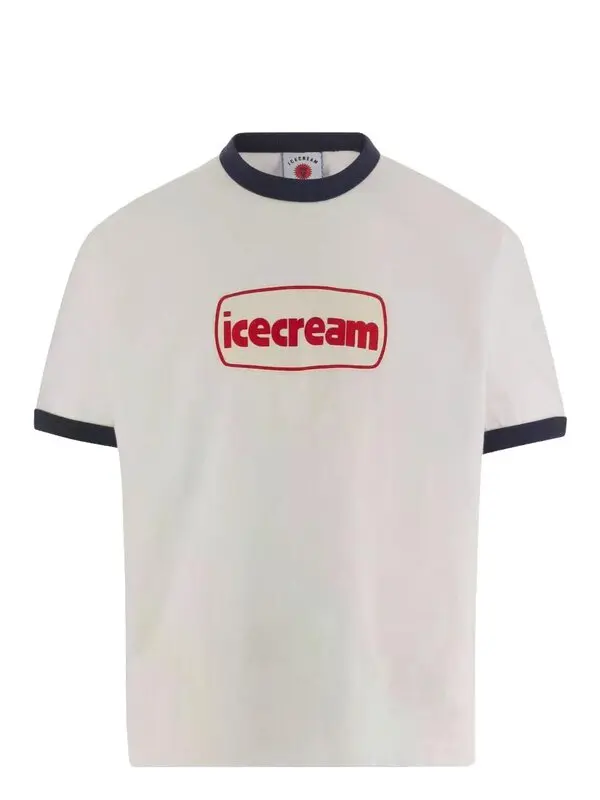 ICECREAM Tub Ringer T-shirt - White