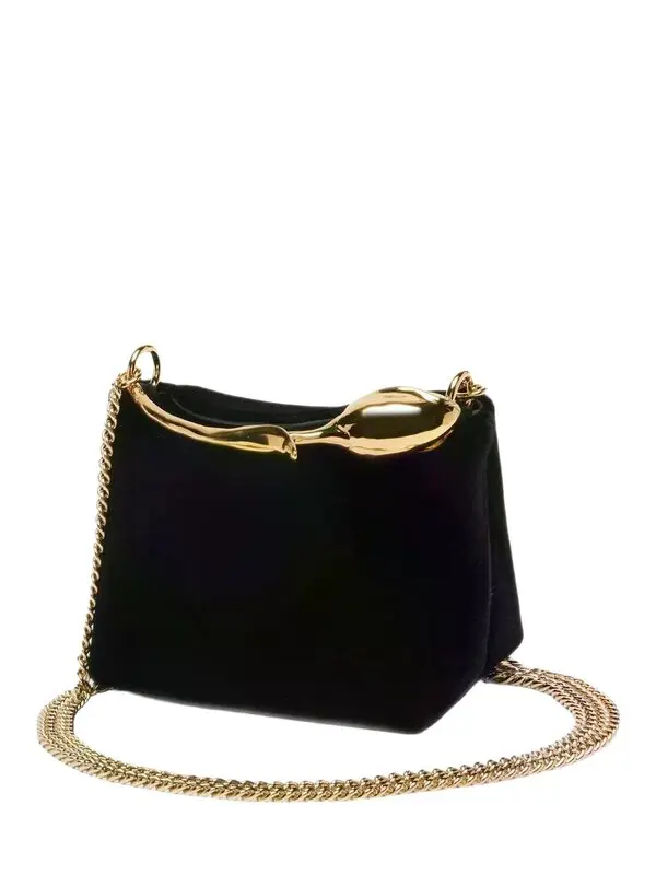 Erdem Mini Bloom Flower-handle Tote Bag - Black