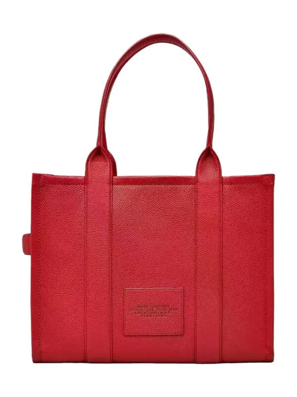 Marc Jacobs Leather Tote Bag - Red