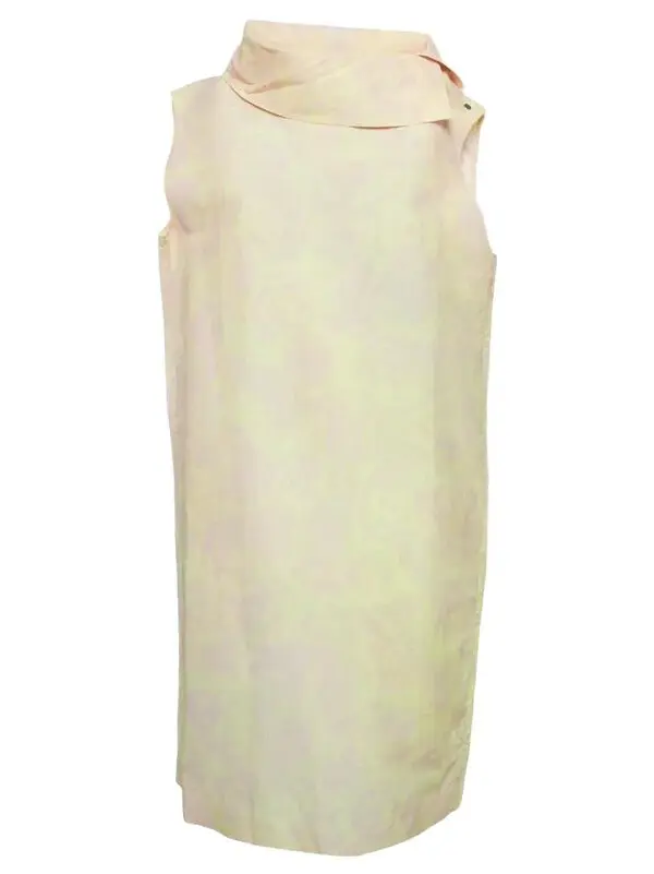 Burberry Sleeveless Mini Dress With Floral Print - Yellow