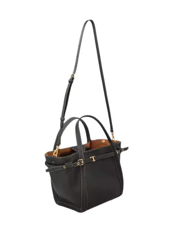 TOD'S Timeless Leather Tote Bag - Black