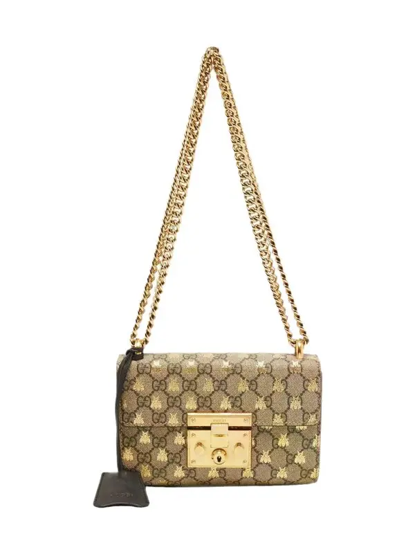 Gucci Small Padlock Shoulder Bag - Neutrals