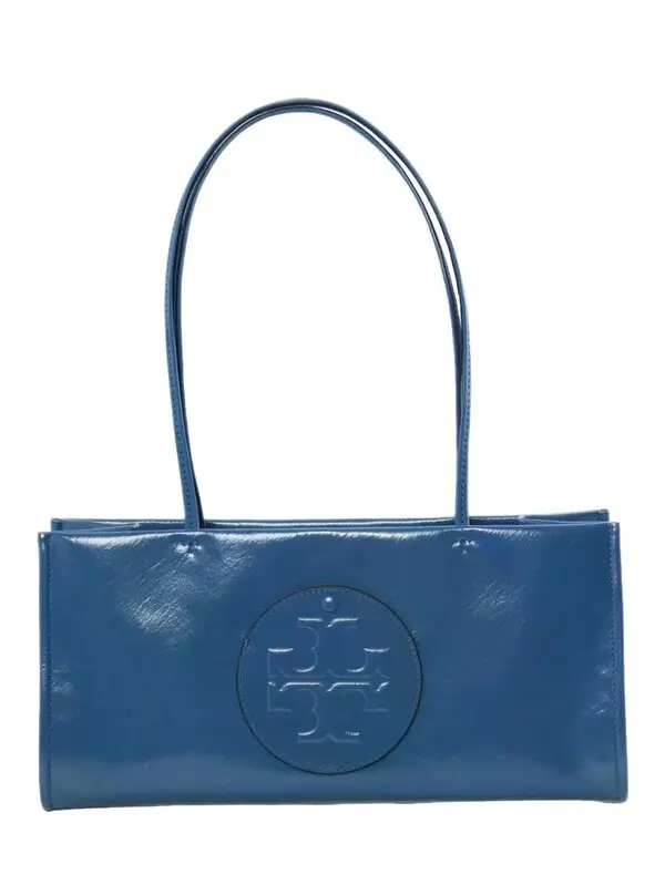 Tory Burch Ella Logo-patch Tote Bag - Blue