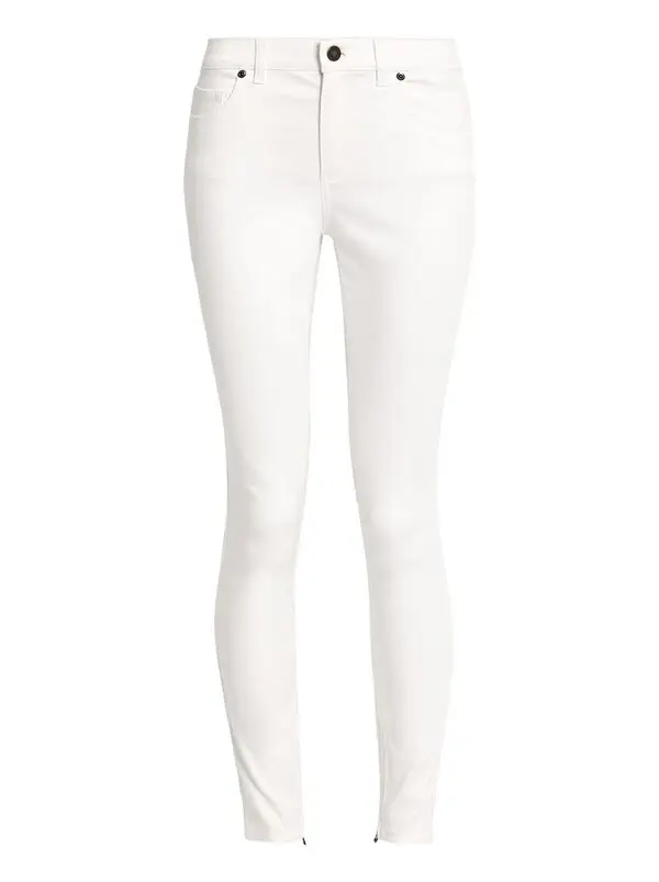 TOM FORD Mid-rise Skinny Jeans With Zipped Cuffs - White