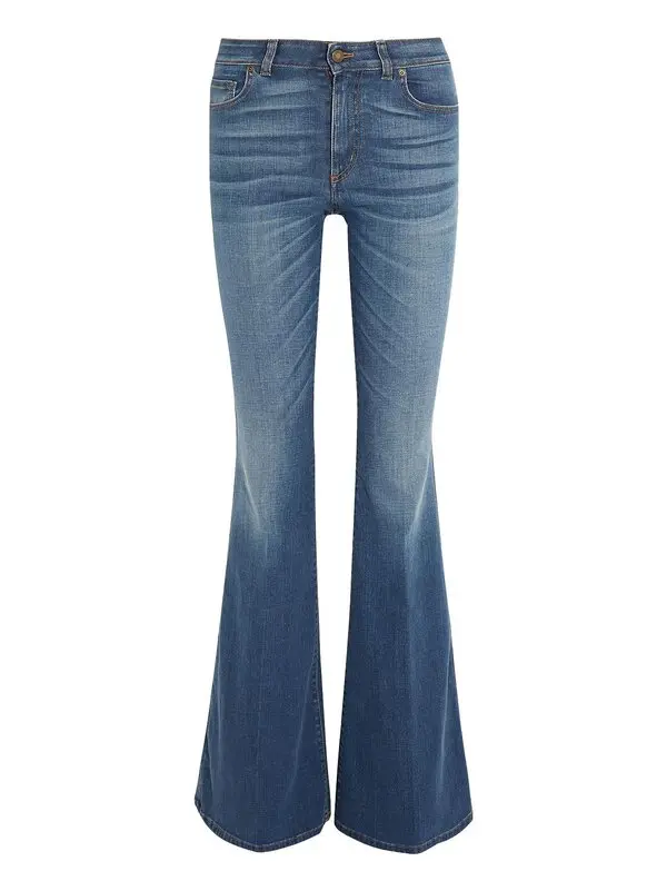 TOM FORD High-rise Flared Jeans - Mid Denim