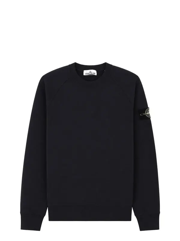Stone Island Logo Patch Sweatshirt - Blue