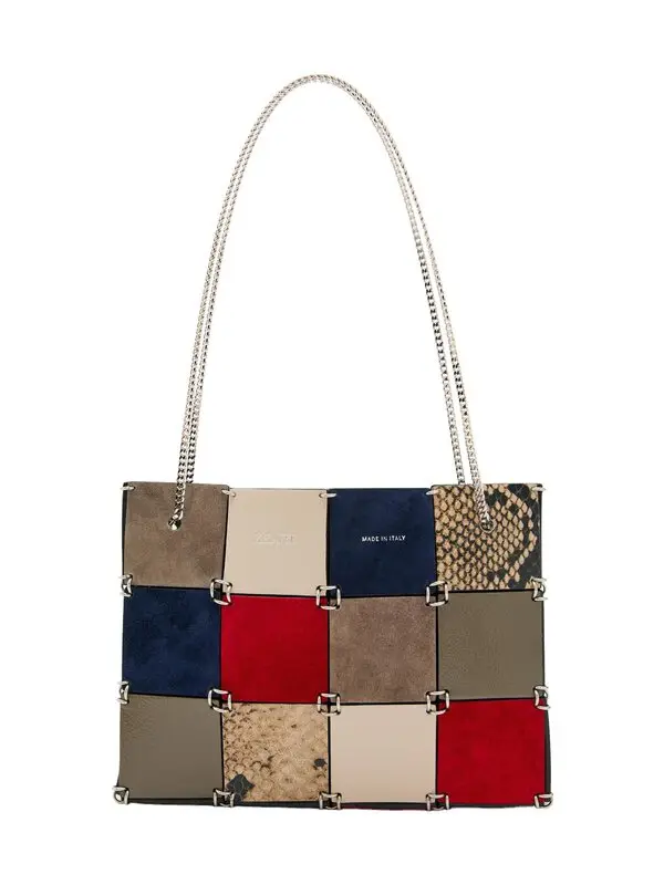 Khaite Emma Mini Panelled Leather Tote - Multicoloured 1
