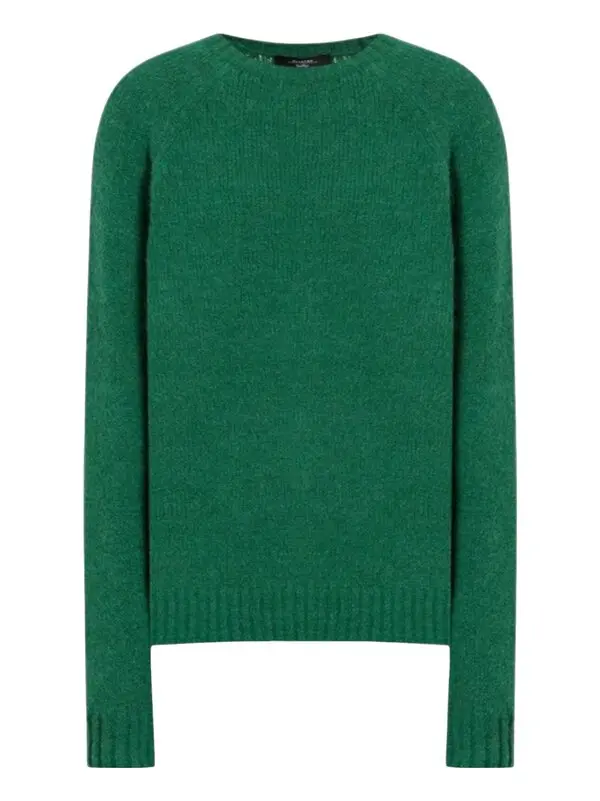 Max Mara Crewneck Knitted Jumper - Green