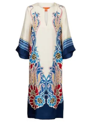 La DoubleJ Printed Long Sleeve Dress - Multicolor