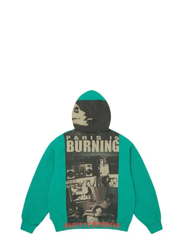 Supreme Zip Up Hooded Sweatshirt - Teal