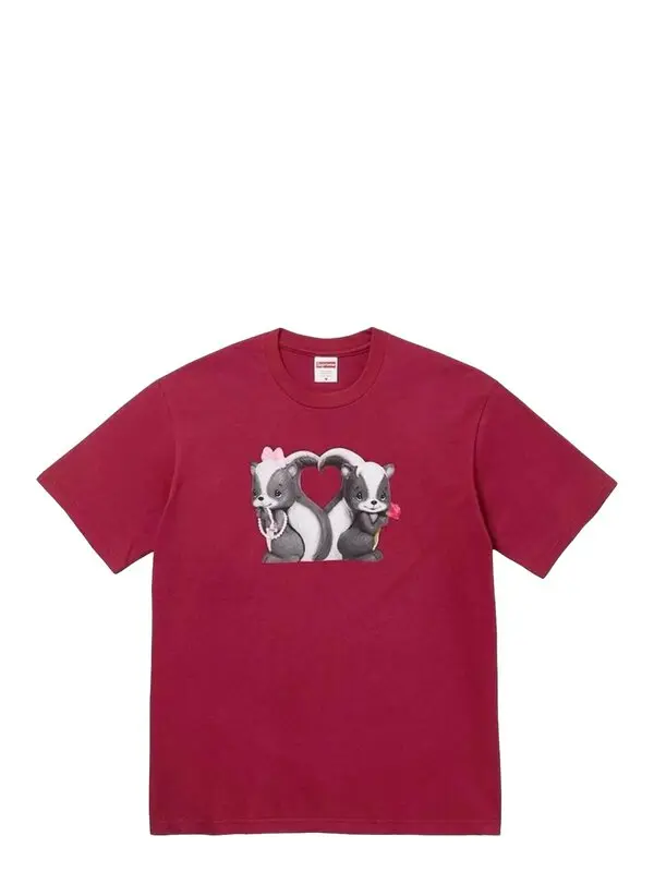 Supreme Ss26 Skunk T-shirt - Cardinal