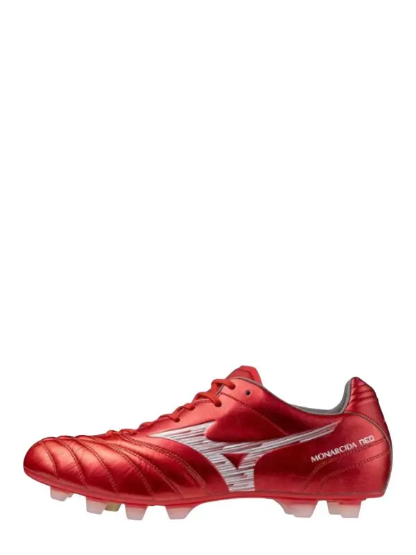 Mizuno Monarcida Neo 3 Wide Elite Football Boots - Ruby Red/white