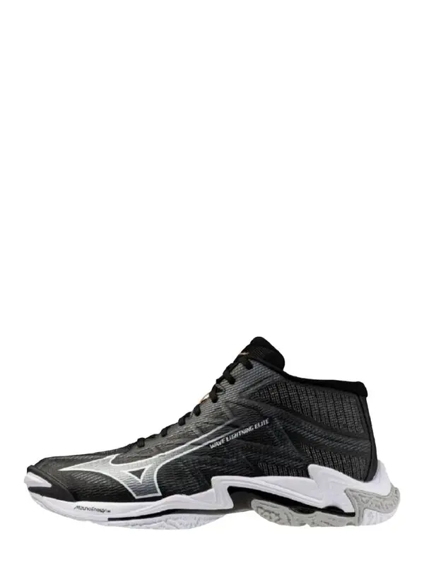 Mizuno Wave Lightning Elite Mid Sneakers - Black/white