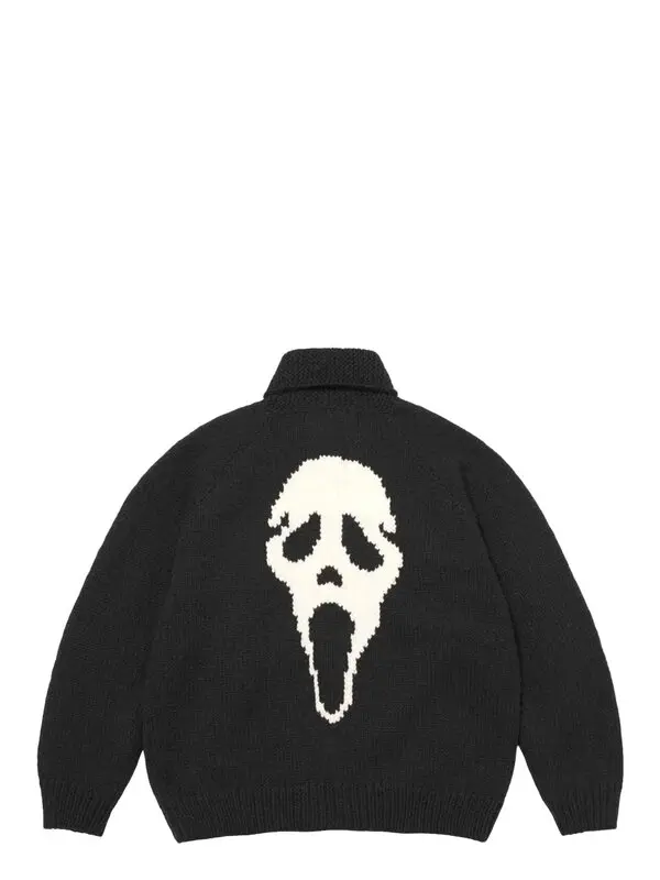 Supreme X Ghostface Cowichan Sweater - Black