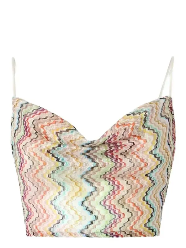 Missoni Printed Scarf-style Top - Neutrals
