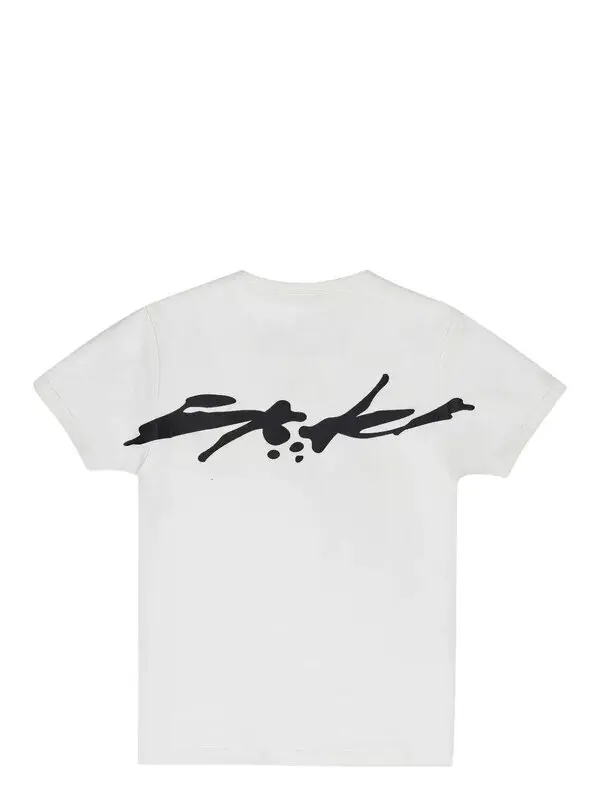 SP5DER Graphic Print T-shirt - White