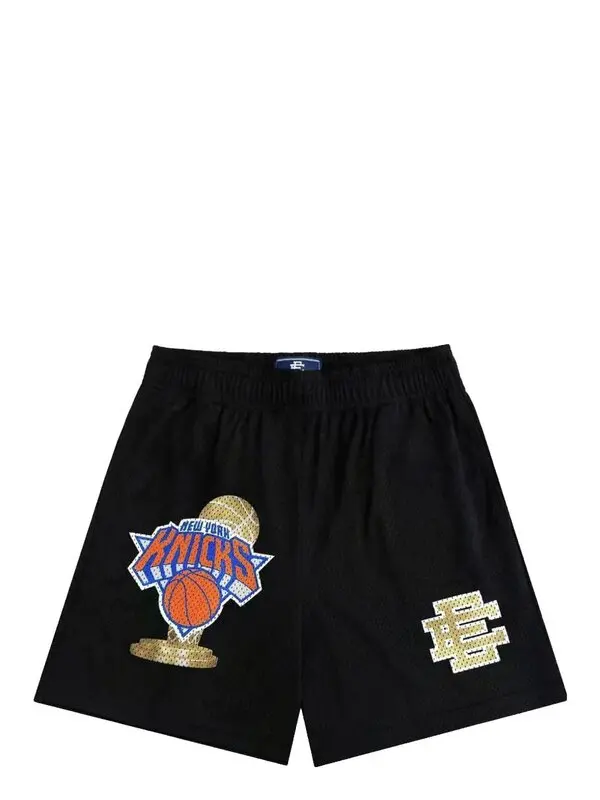 STADIUM GOODS X New York Knicks Logo Patch Shorts - Black