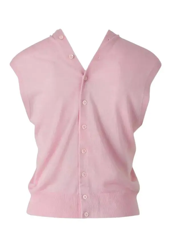 Alexander Wang Scoop Neck Sleeveless Knitted Top - Pink