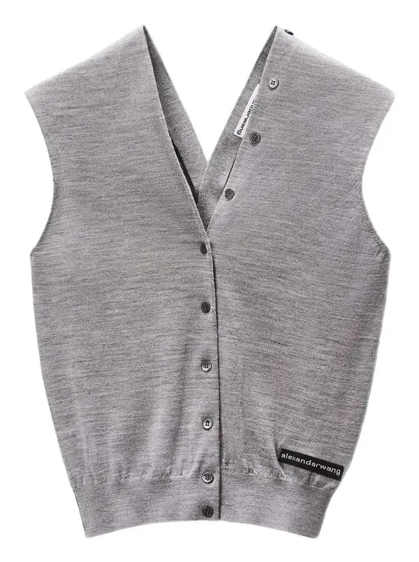 Alexander Wang Scoop Neck Sleeveless Knitted Top - Pink