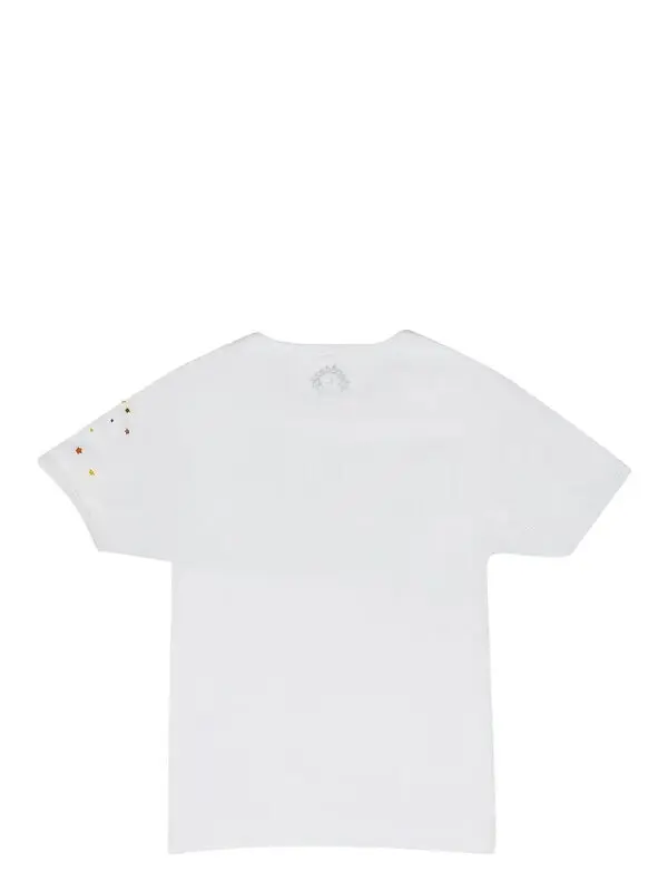 SP5DER Star Print Logo T-shirt - White