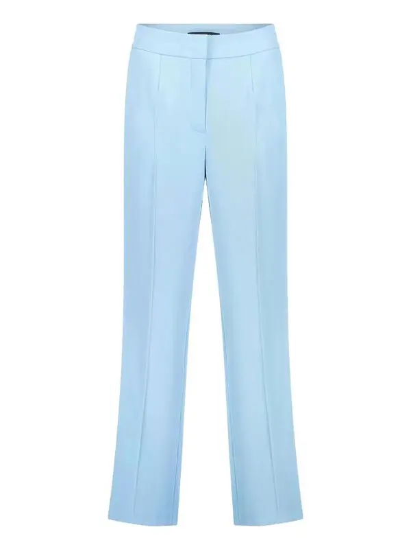 BETTY BARCLAY Pressed Crease Straight-leg Trousers - Blue